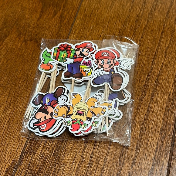 Party Supplies | Super Mario Brothers Toothpicks | Poshmark